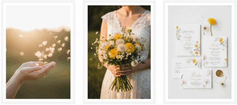 Tops Dandelion Wedding Ideas And Invitations – Wedding Invitations And ...