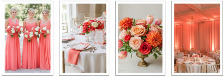 2014 Wedding Color Trends Coral Wedding Ideas And Invitations Blog03 ...